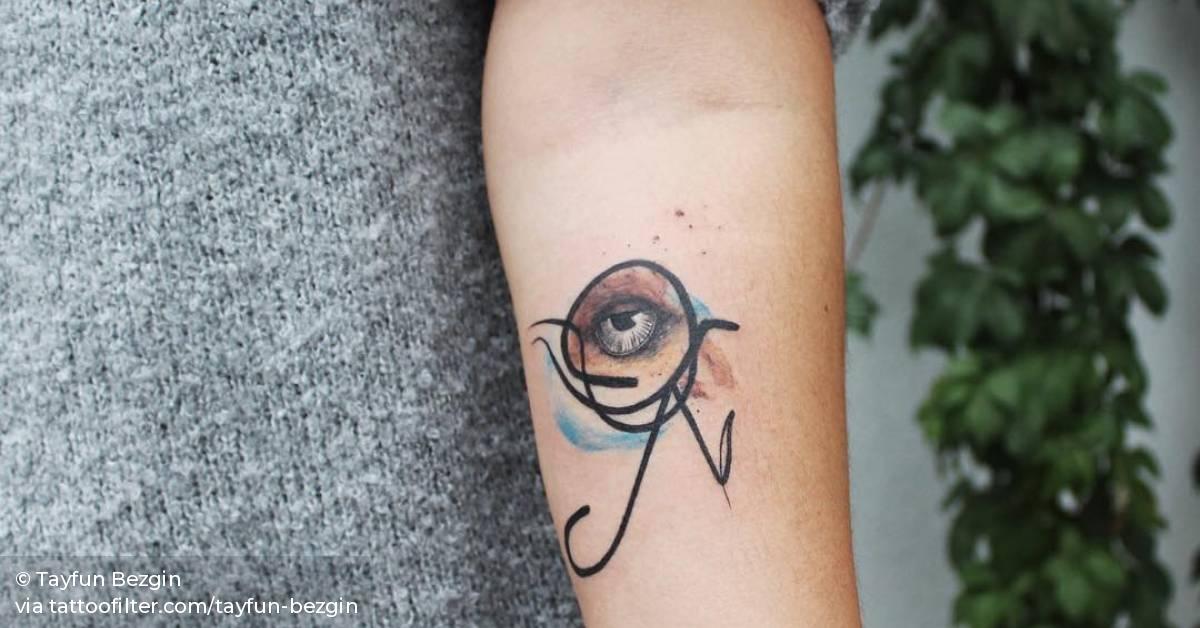Abstract Eye Tattoos