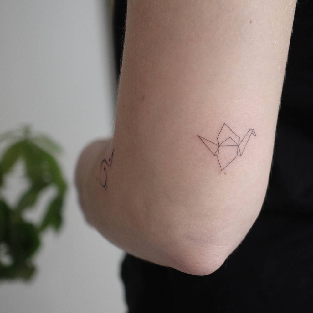 Simple Paper Crane For Our Wonderful Friend 