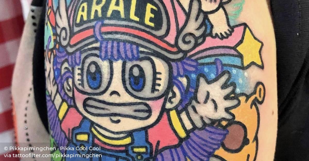 Arale and Gatchan
