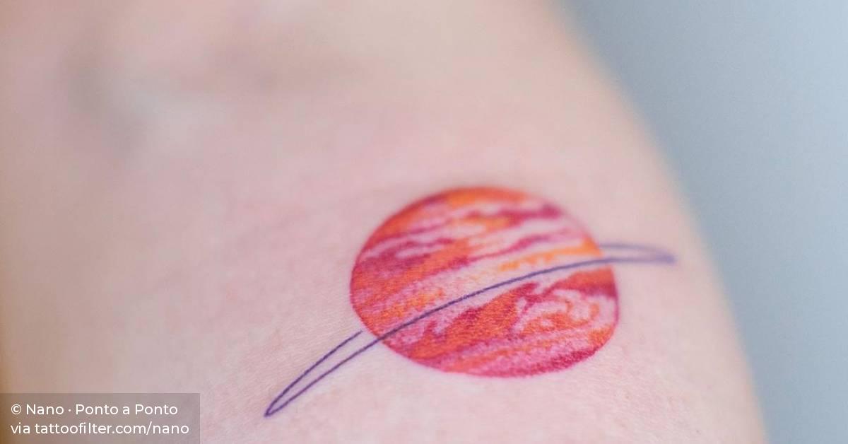 Hand poked Jupiter with a ring.