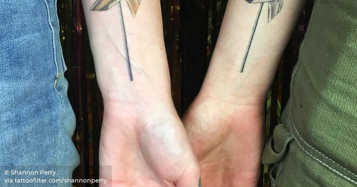 Two pinwheels for sisters, silver pinwheel 2-3 days