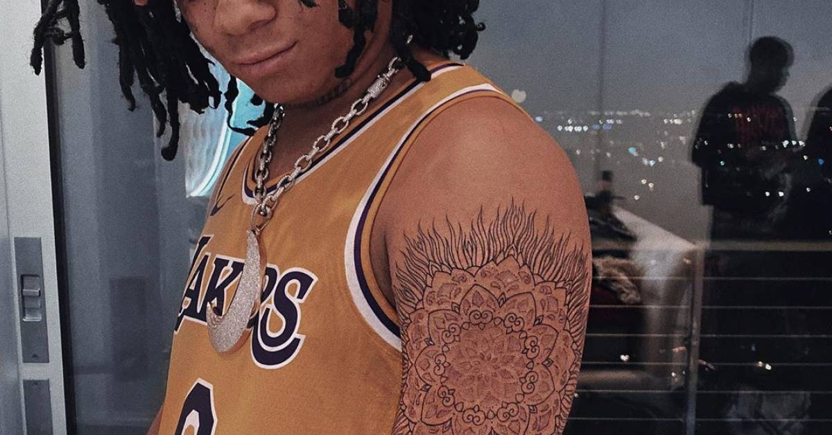 Start of a sleeve on Trippie Redd