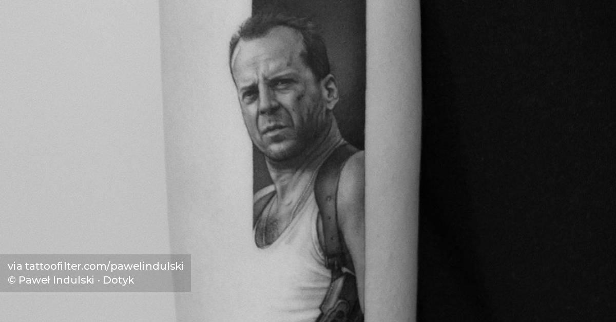 Die Hard's John McClane - Bruce Willis tattoo