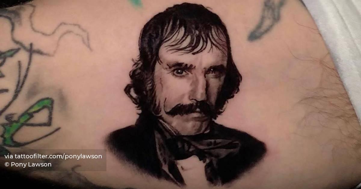 Bill The Butcher Microrealist Tattoo on Inner Arm