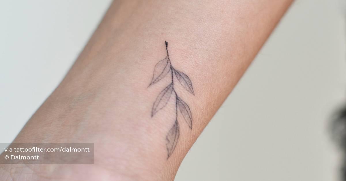 Spring tattoo on wrist