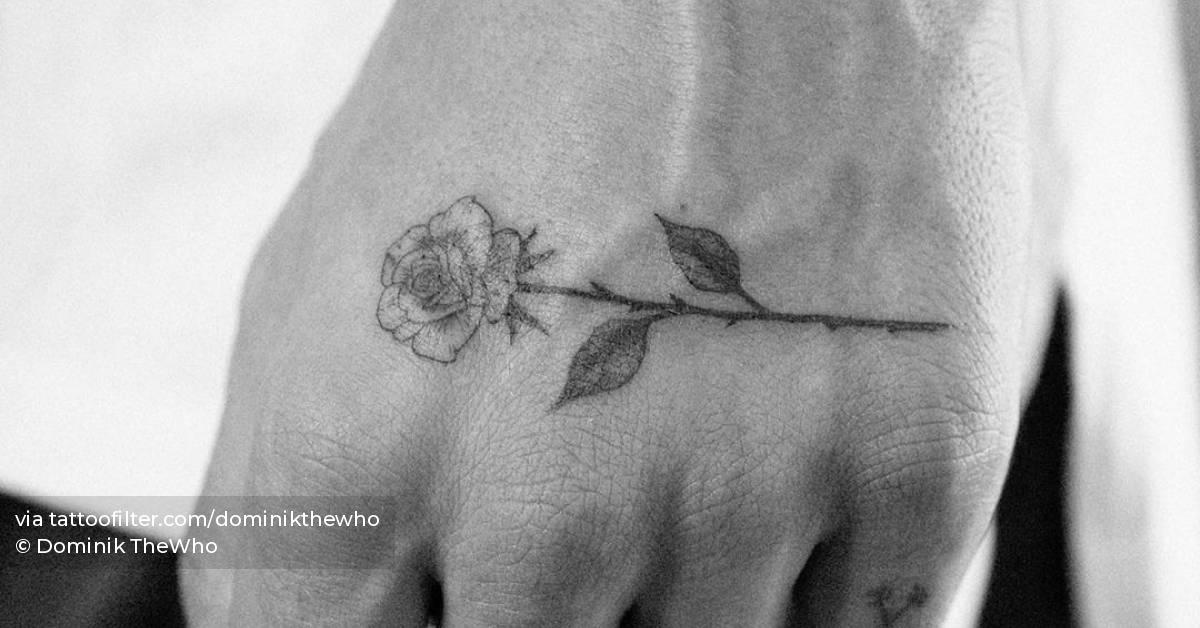 Rose tattoo on Loris Karius