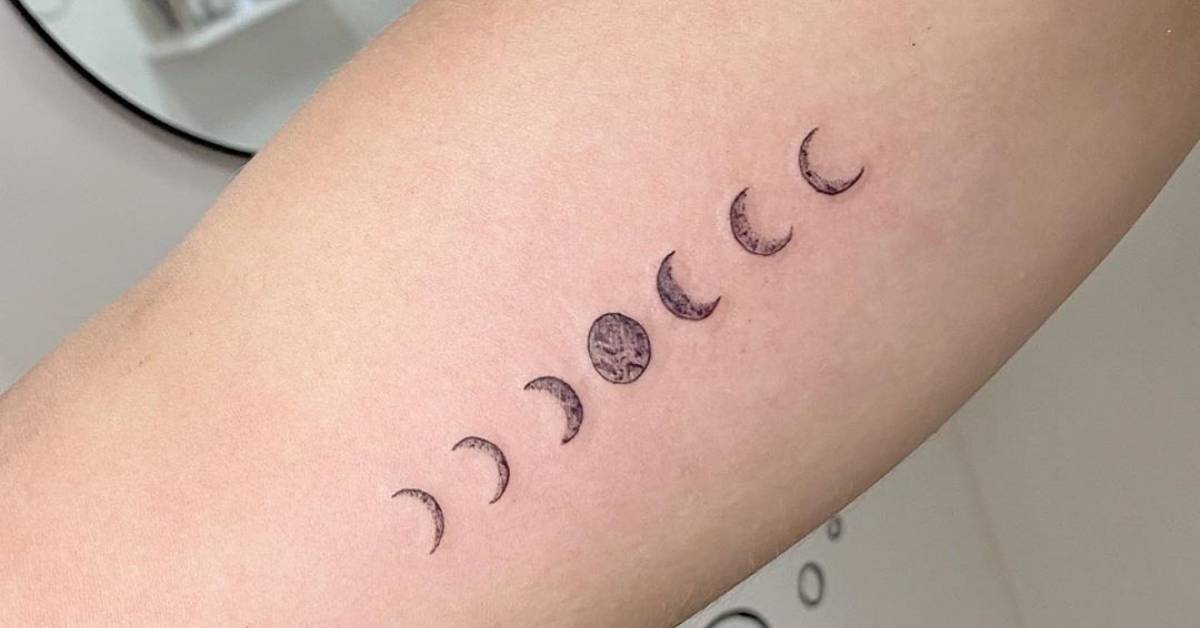 A lua pode ter muitos significados na tatuagem e todos