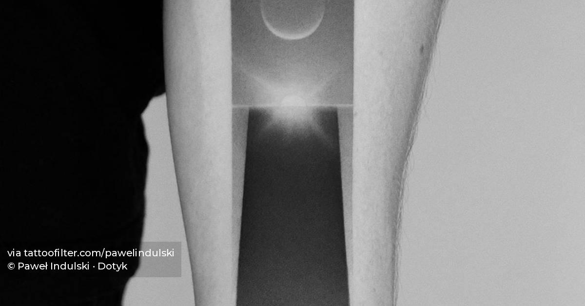 2001: A Space Odyssey dotwork tattoo