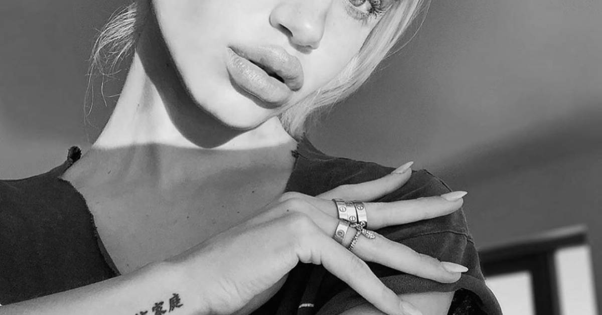 Meredith Mickelson's wrist tattoo