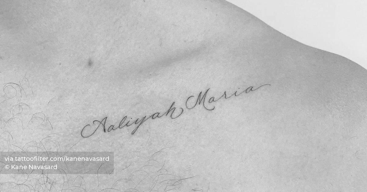 "AAliyah Maria" - A sweet dedication, on the man Shawn