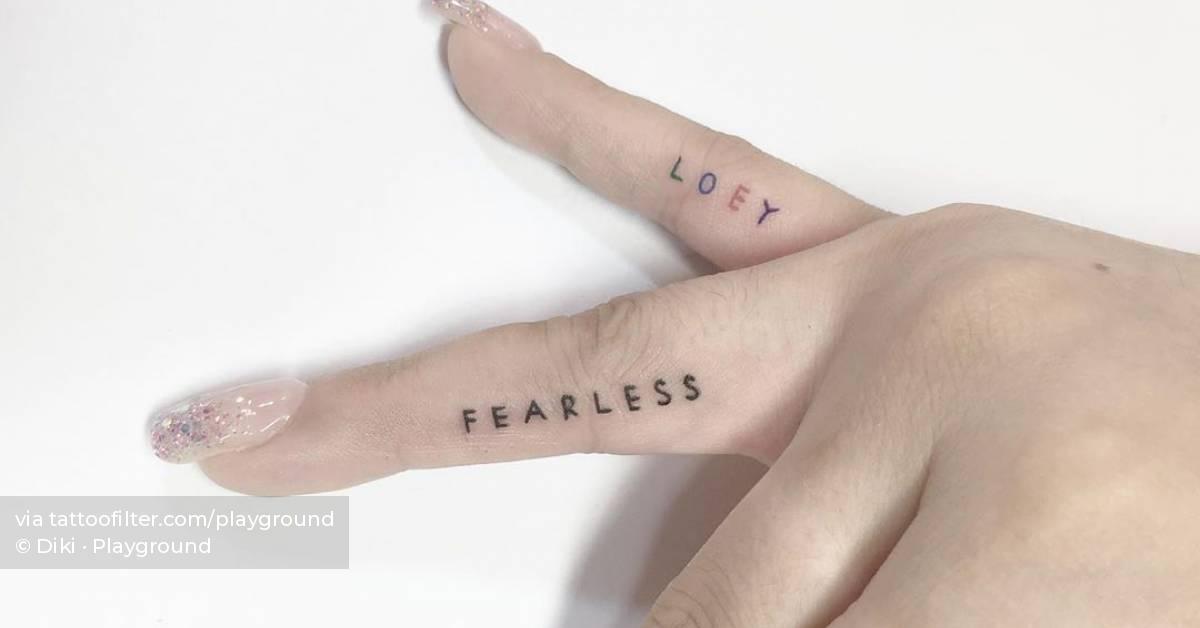 Fearless Finger Tattoos Tattoo Inspiration : 10 Awesome Badass Hand