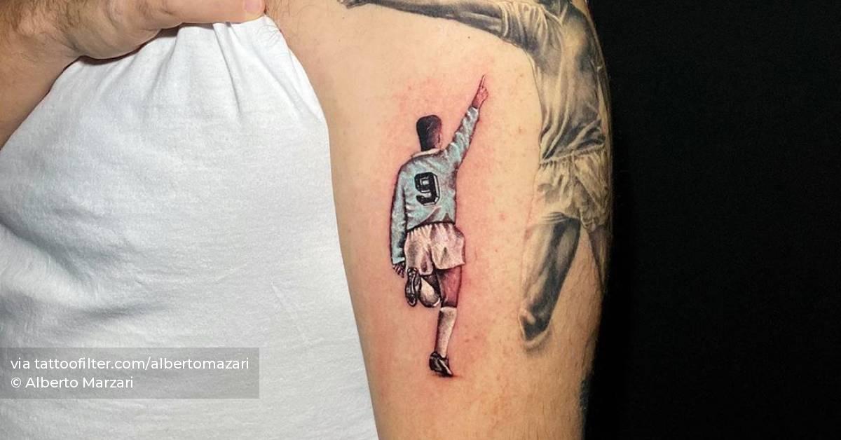 Tatuaggi Lazio The Tattoo Of SS Lazio Player Valentin Castellanos