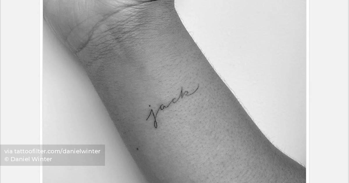"JACK" - John Legend's memorial tattoo