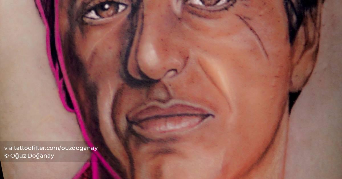 Scarface color realism portrait