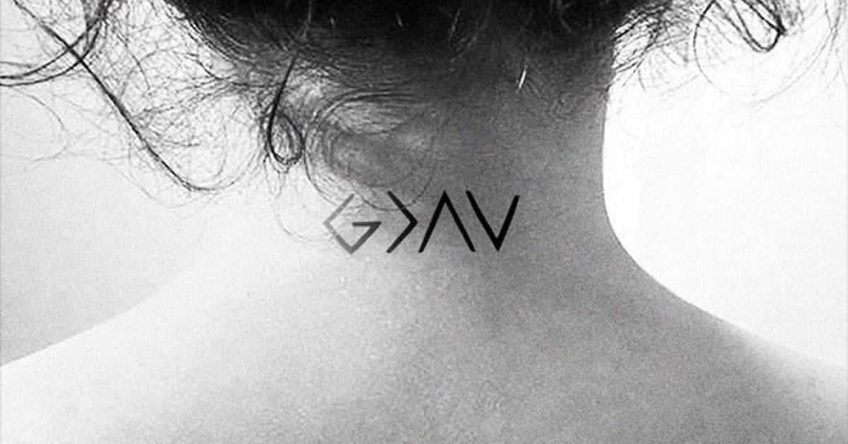 “God is greater than the highs and lows” symbol