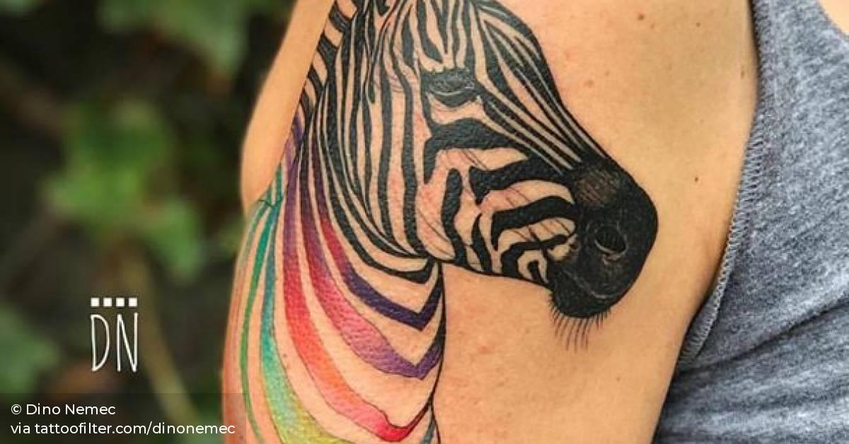 Sofía the Zebra for Sheri's first tattoo. Thank you so
