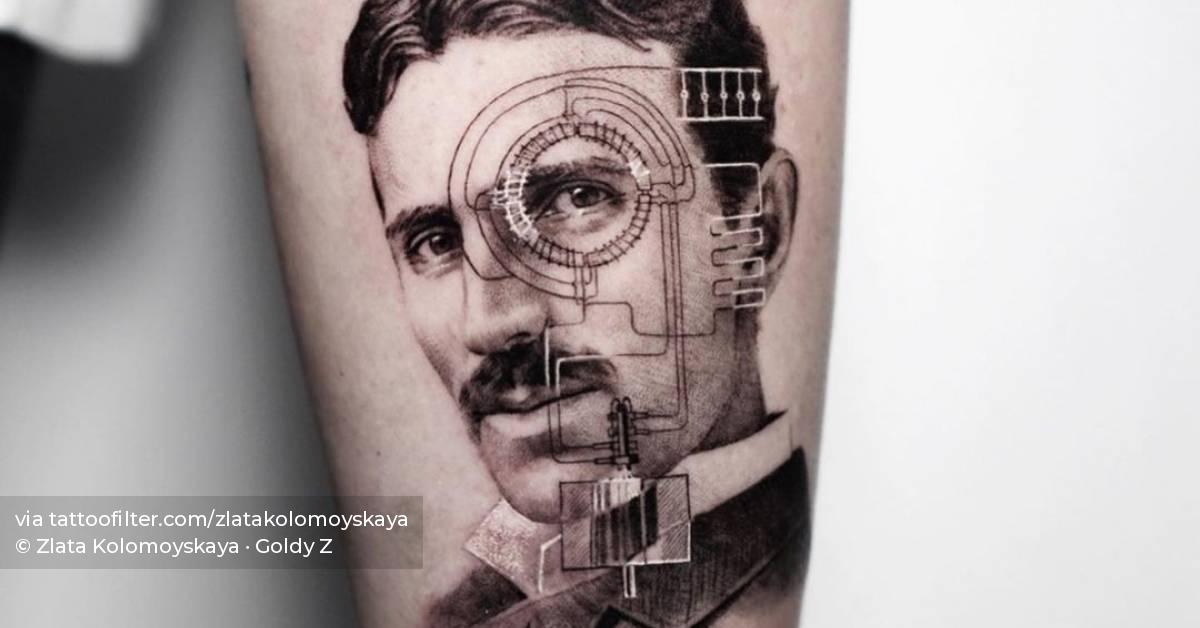 Nikola Tesla Tattoos The Genius Nikola Tesla