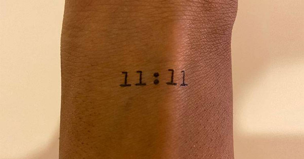 11:11 temporary tattoo, get it here