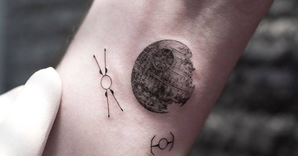 Star Wars Death Star Tattoo
