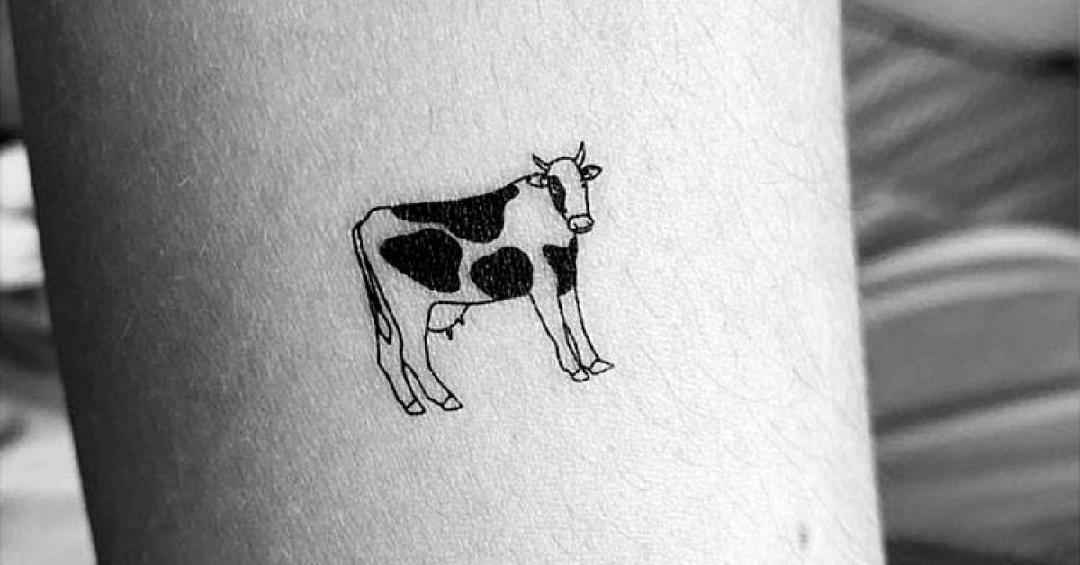 Cow Belly Button Tattoos