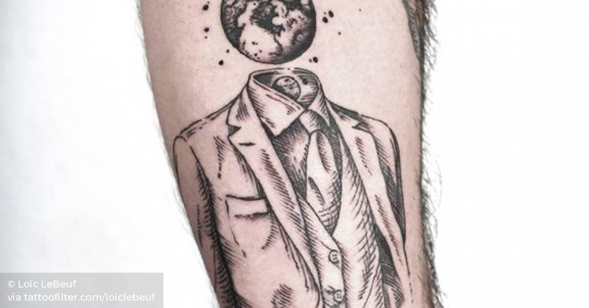 " hɛd ən ðə starz" done at Grotesque Tattooing,