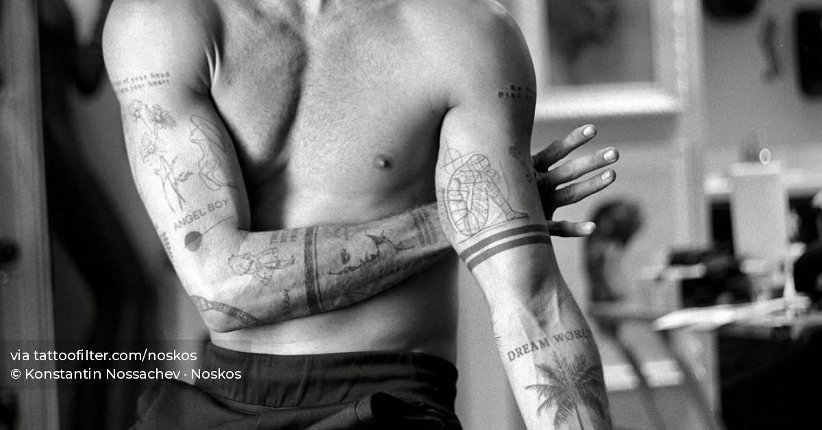 Jay Alvarrez's tattoos.