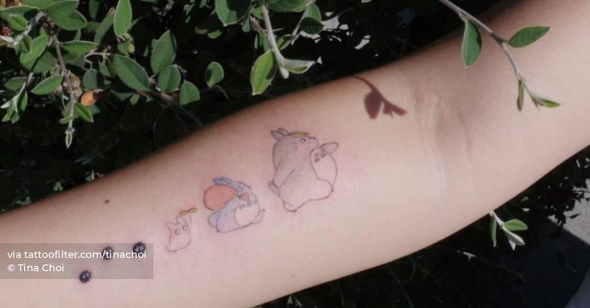 White Totoro Tattoo Chibi Totoro Tattoo By HimeLILt On DeviantArt