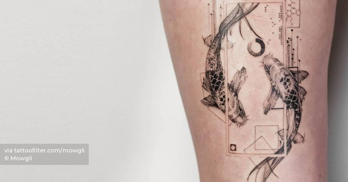 Graphic tattoo - ‘Dichotomous’ by Mowgli.