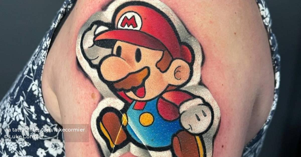 Super mario tattoo flash - Bronctattooaus.com