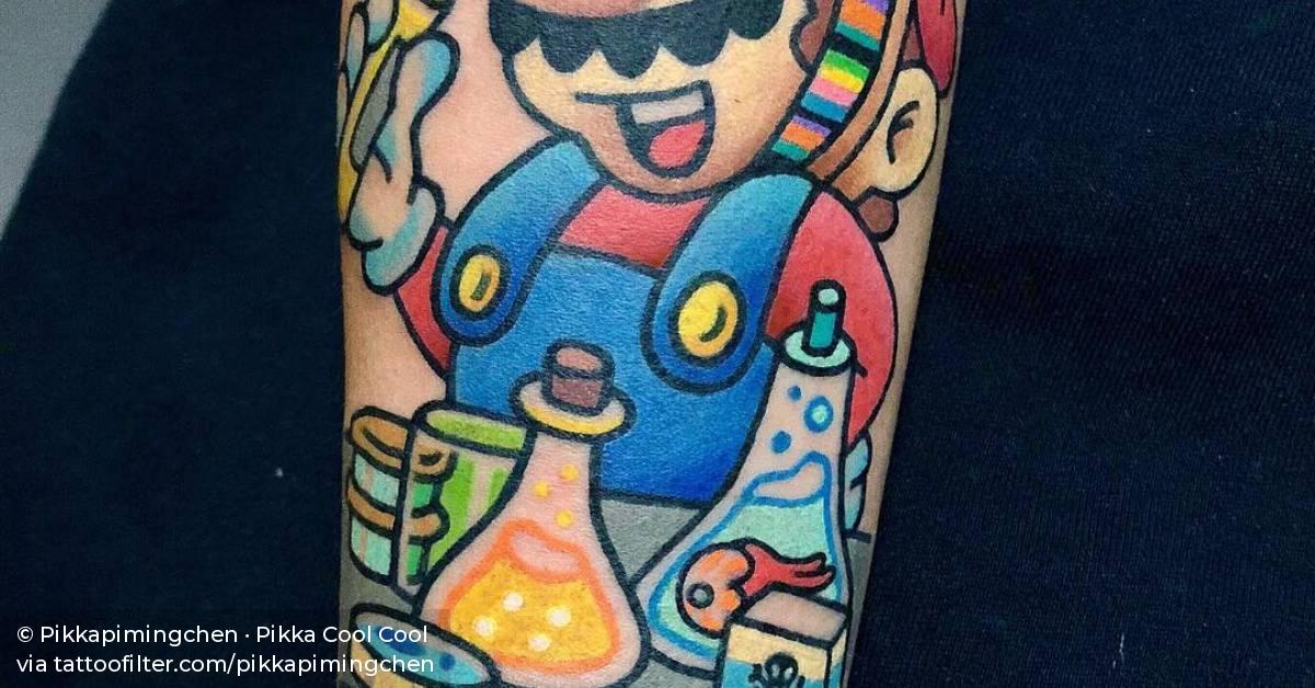 Super mario tattoo flash - Bronctattooaus.com