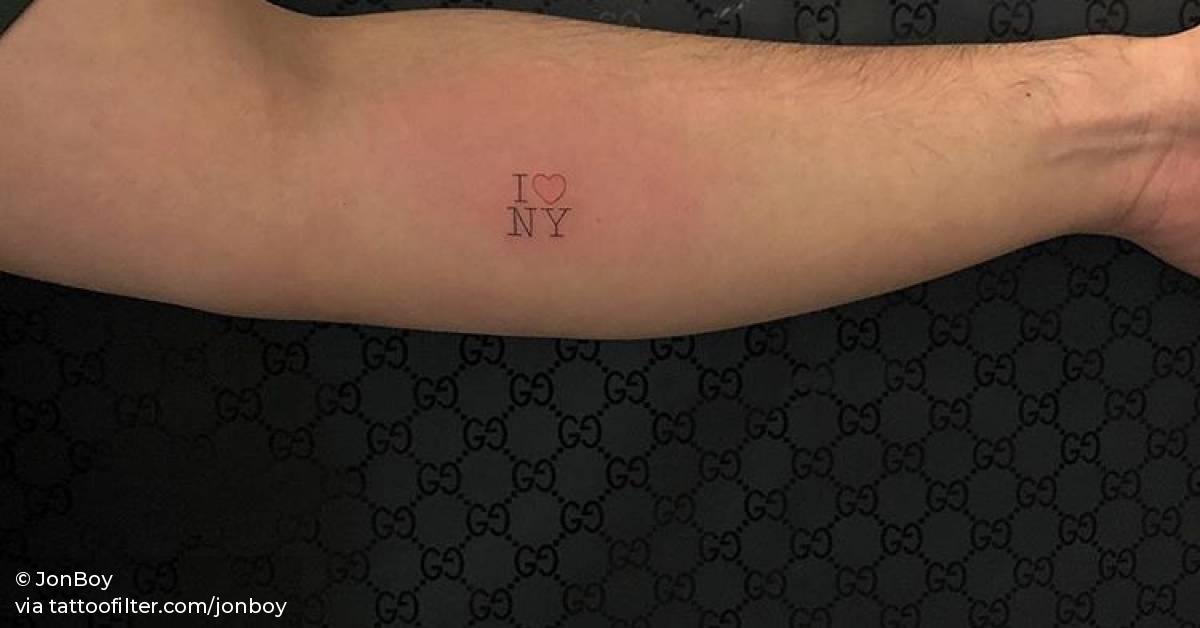 I love NY logo tattoo.