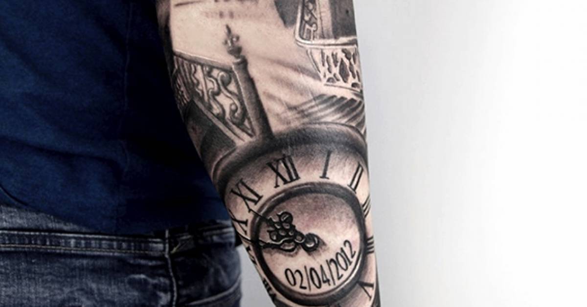 Clock Staircase Tattoos Stairs To Heaven ... Tattoo By CrossOverTattoo