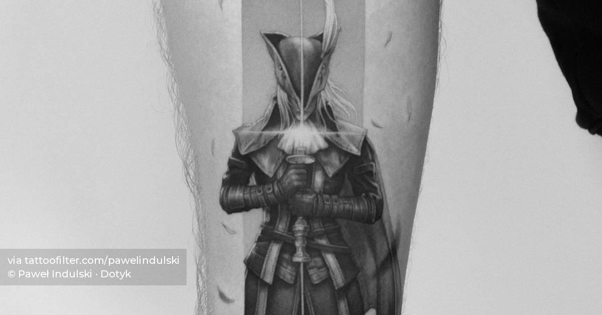 Lady Maria of the Astral Clocktower - Bloodborne tattoo