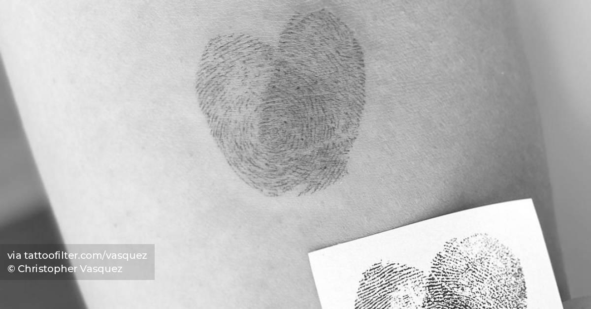 Fingerprint Family Tattoos