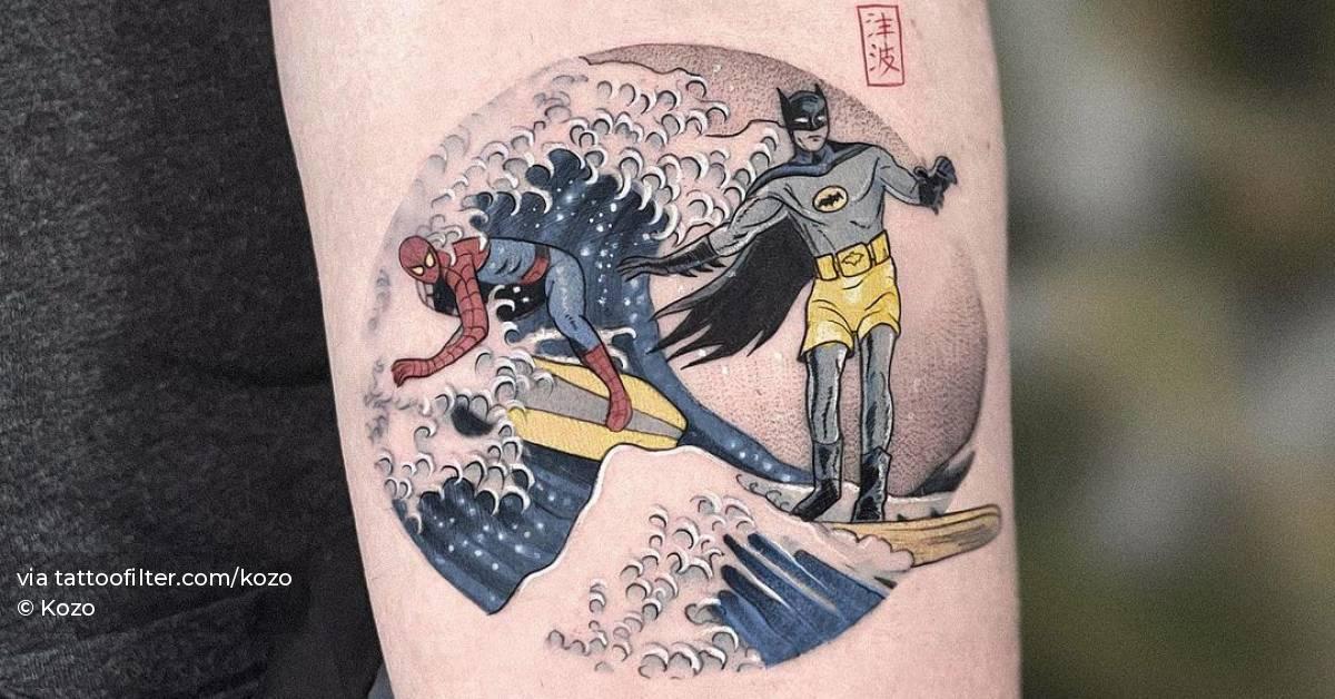 The Great Wave. Which superhero would you go surfing