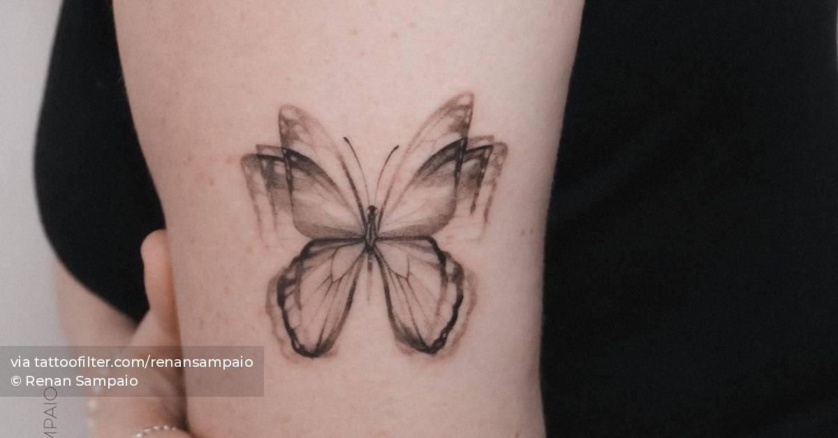 Edgy butterfly tattoos - Bronctattooaus.com