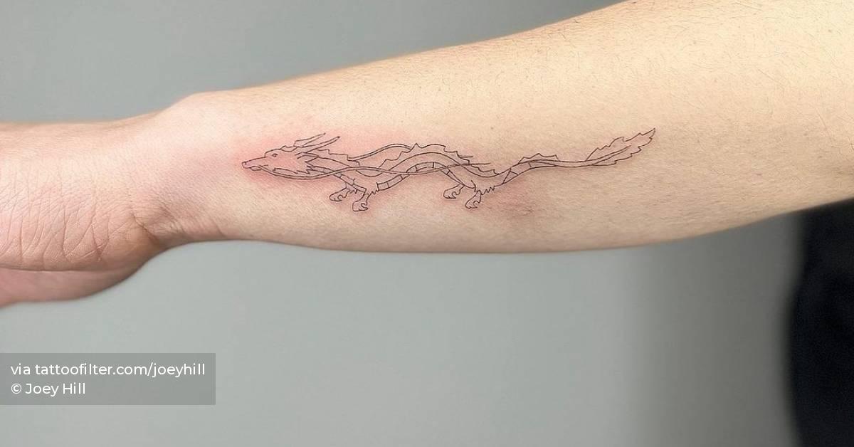 Dragon Line Tattoos