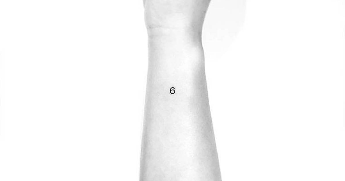 Number 6 temporary tattoo, get it here