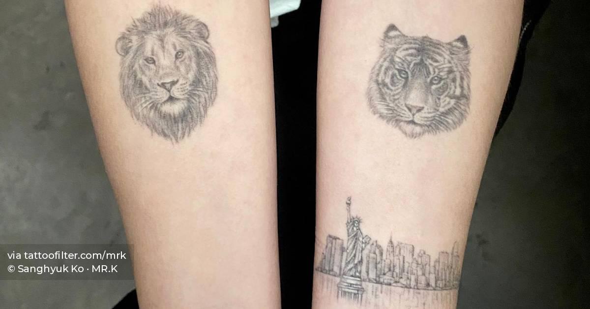 Couple of years healed forearm pieces.