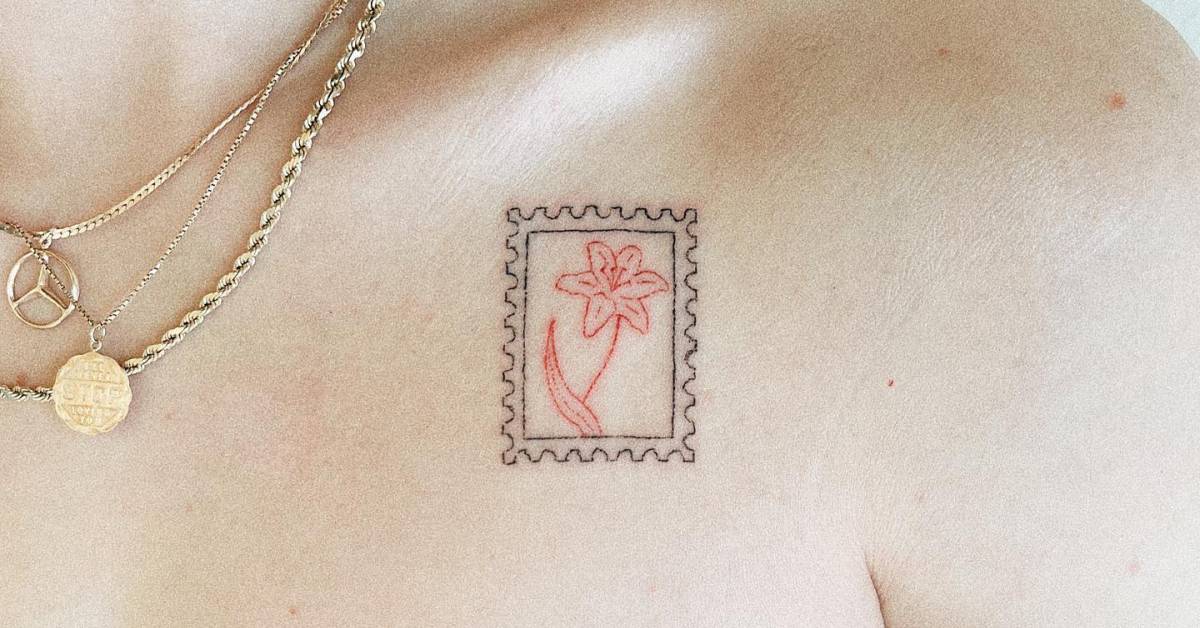 Lily stamp.