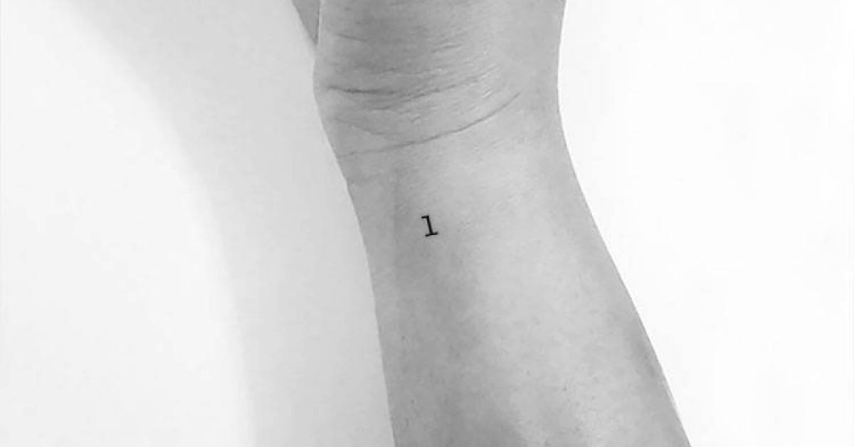Number 1 temporary tattoo, get it here