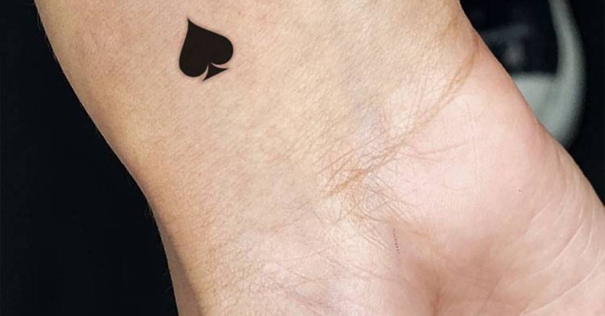 Small Spade Tattoos 47 Exhilarating Ace Of Spades Tattoo Ideas That