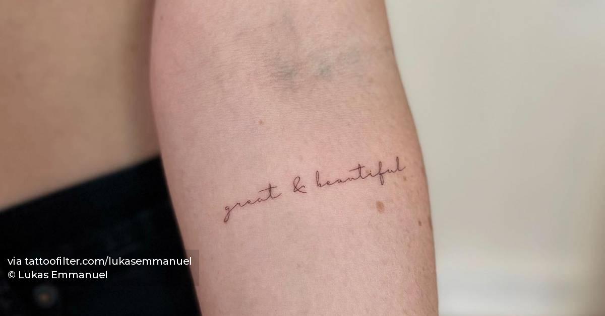 Beautiful Cursive Tattoos Custom Cursive Chicano Tattoo Fancy