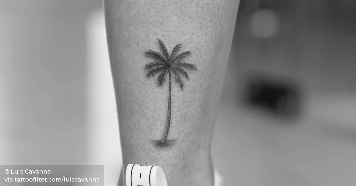 Single needle palm tree on the Achilles heel.