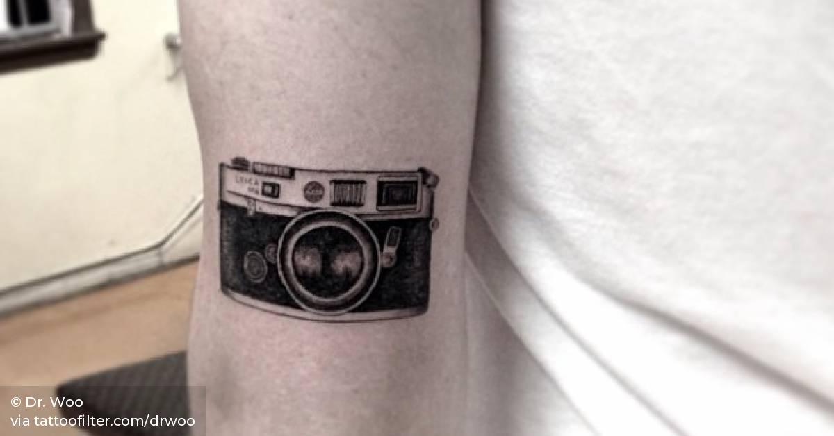 Dotwork Camera Tattoos