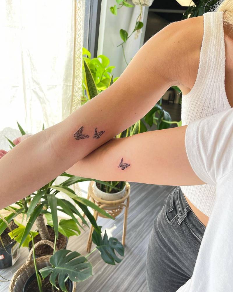 Memorial Tattoos For Their Dear Friend 