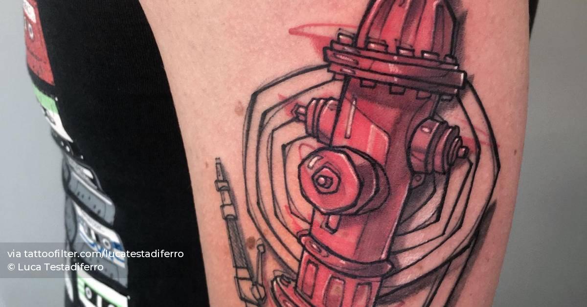 Fire Hydrant Tattoos Vintage Id Tap That Fire Hydrant Fireman