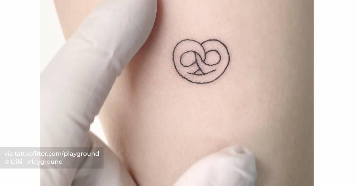 pretzel-tattoo-located-on-the-inner-forearm