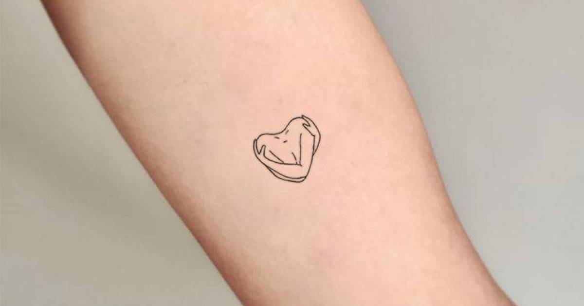 Self hug temporary tattoo, get it here