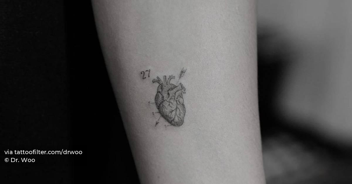 Lil loteria card tattooed on Tessa Thompson's inner